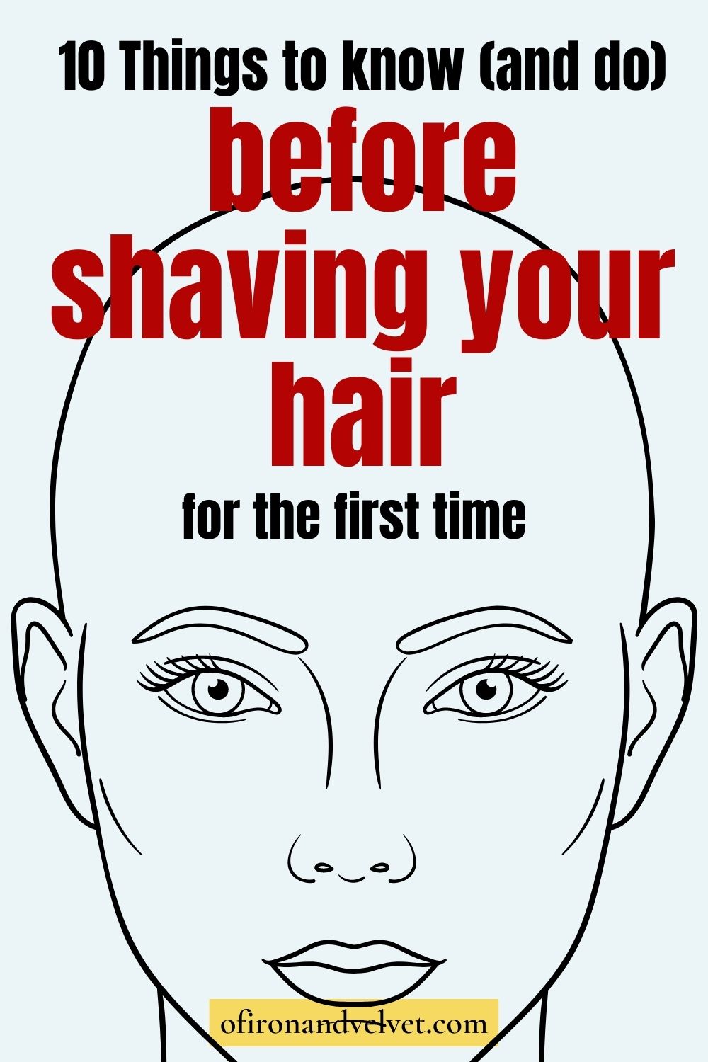 Do this before shaving your head for the first time - Of Iron and Velvet