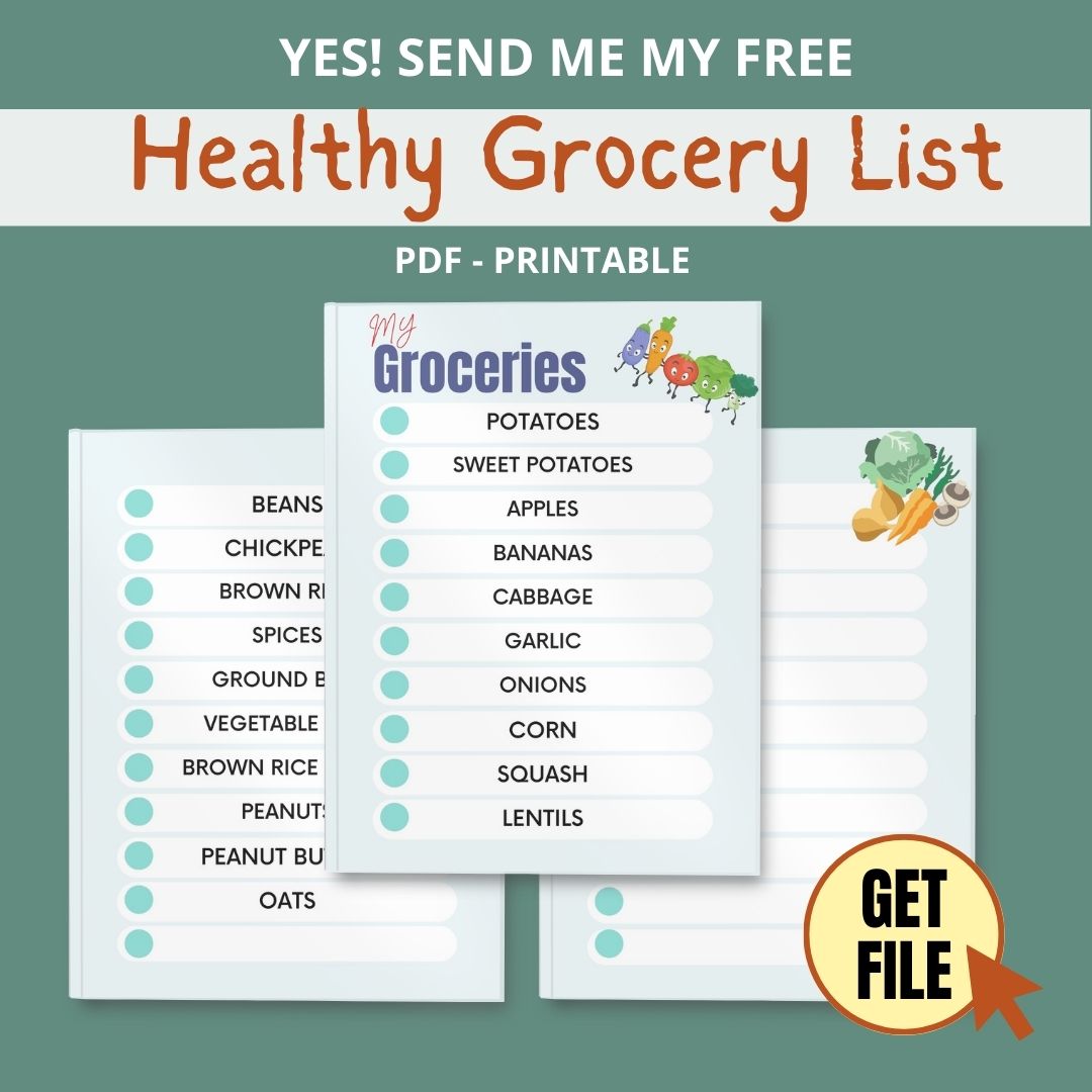 My (FREE) Healthy Grocery List for College Students On A Budget (+PDF ...