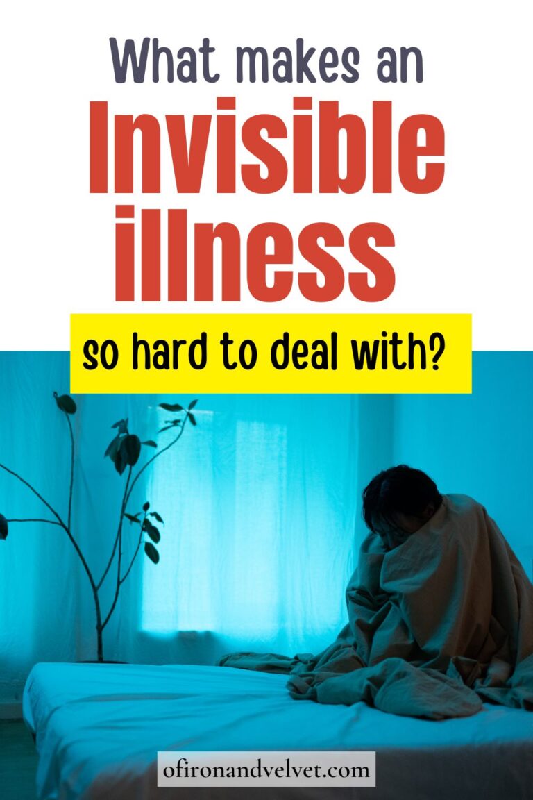 The frustration of living with an invisible illness